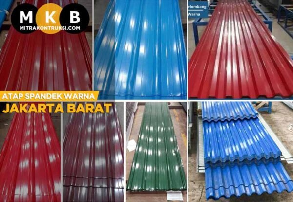 Harga Atap Spandek Warna Jakarta Barat 2026 Jual Atap Per Lembar