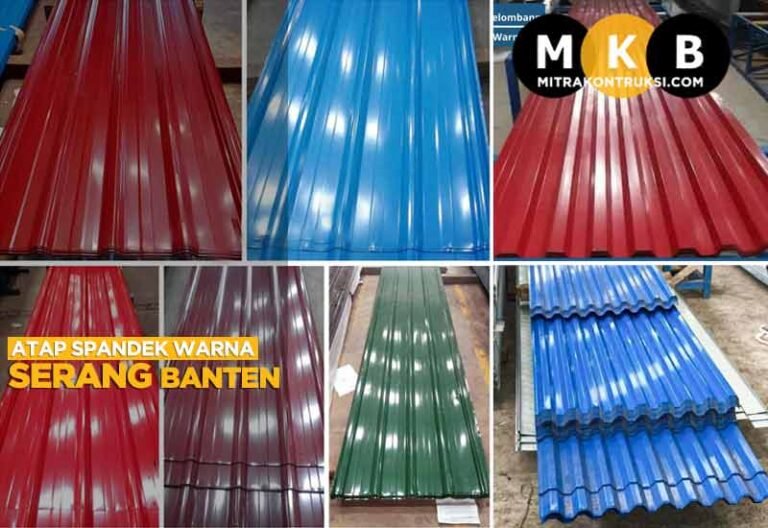 Harga Atap Spandek Warna Serang Banten 2026 Jual Atap Per Lembar