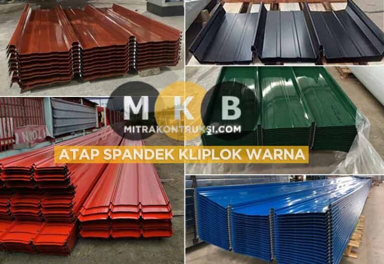 Harga Atap Spandek Kliplok Juni 2026 Jual Atap Per Lembar